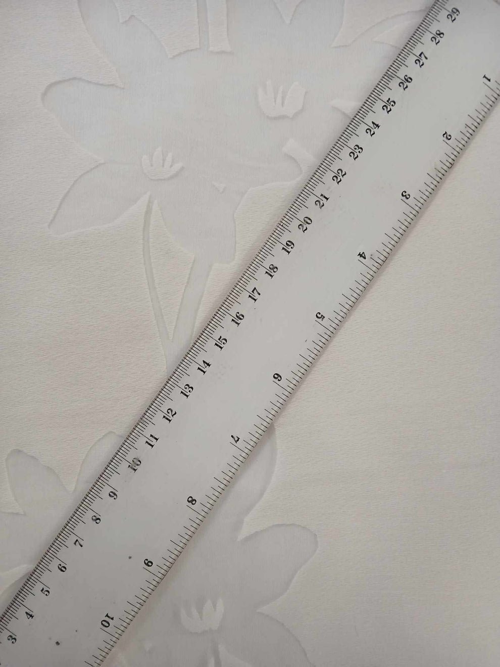 100% Polyester Burnout - White - 54" Wide - Sold By the Metre – Legend ...